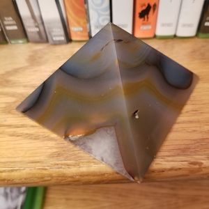 pyramid | Accents | Polished Rock Formation Energy Pyramid For Home ...